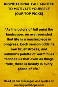 80 Inspirational Fall Quotes For Work and Motivation