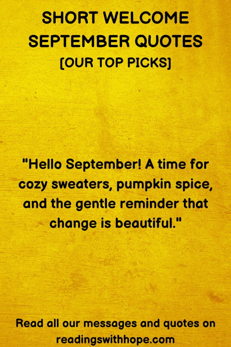 90 Hello September Quotes To Welcome The 1st Day of the Month