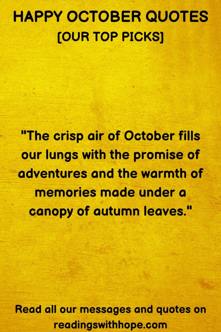 90 Hello October Quotes To Welcome The New Month