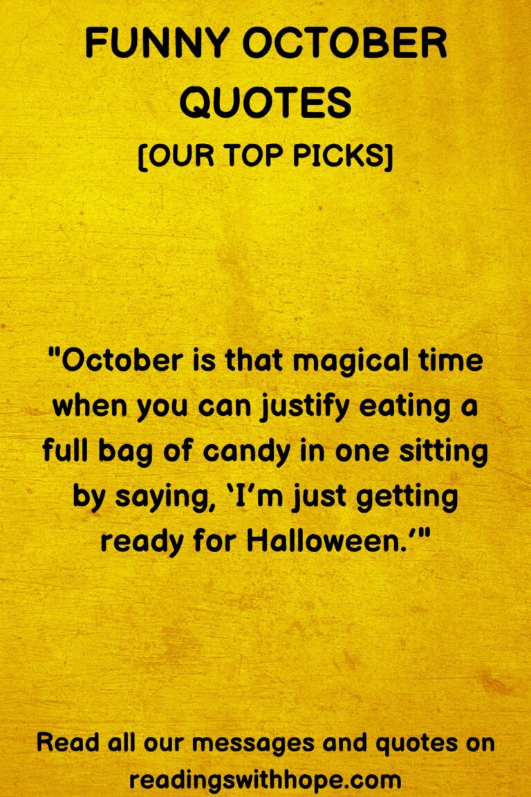 100 October Quotes and Captions | Short, Funny and For Work and For ...