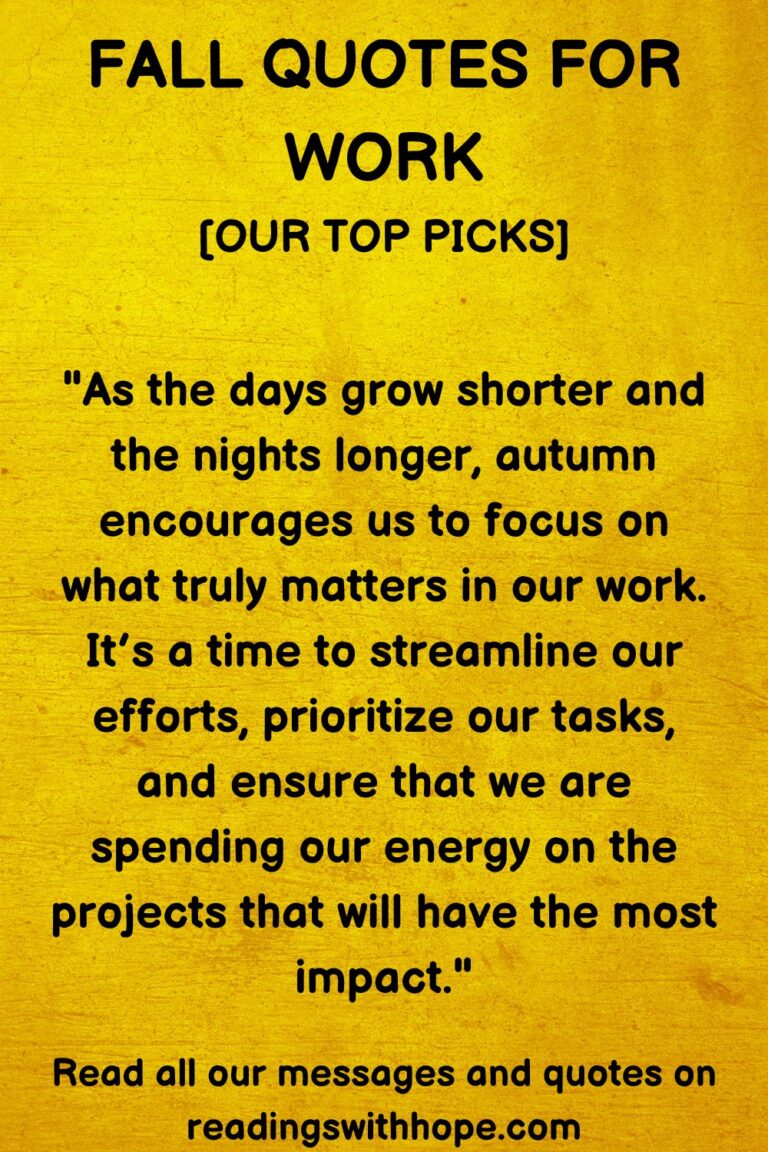 80 Inspirational Fall Quotes For Work and Motivation