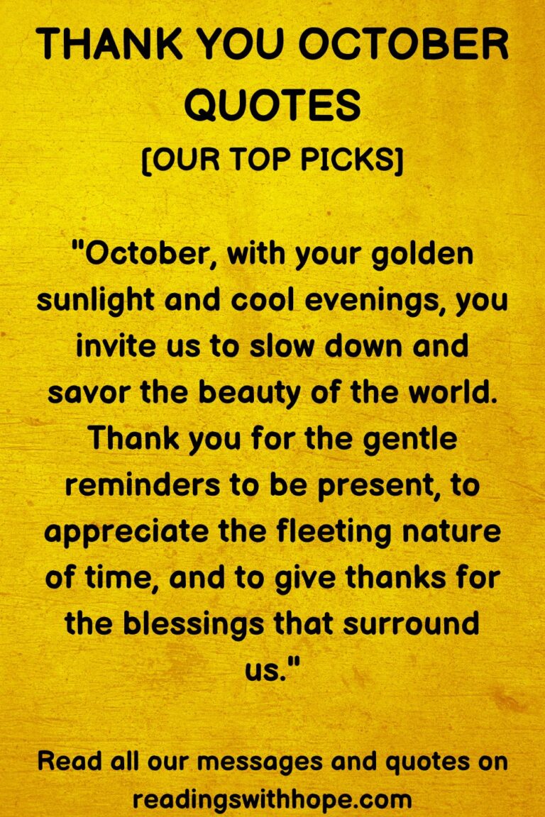 60 Goodbye October Quotes To Convey Thanks On the Last Day of the Month