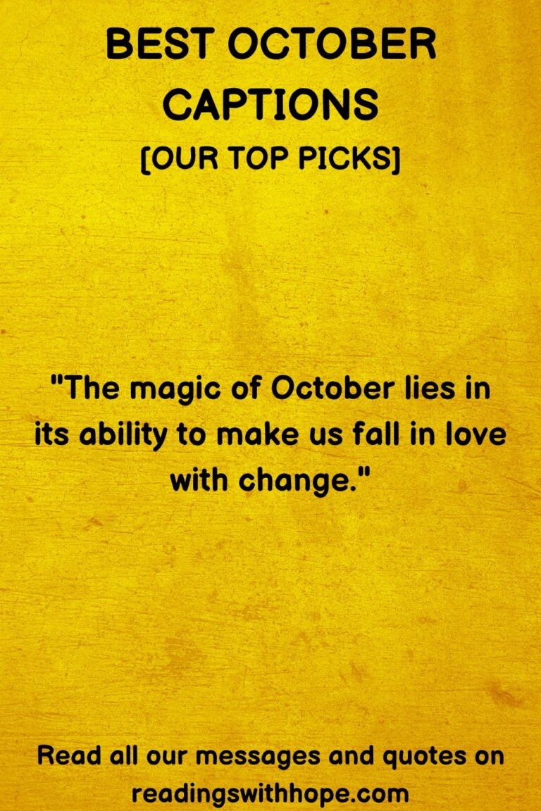 100 October Quotes and Captions | Short, Funny and For Work and For ...