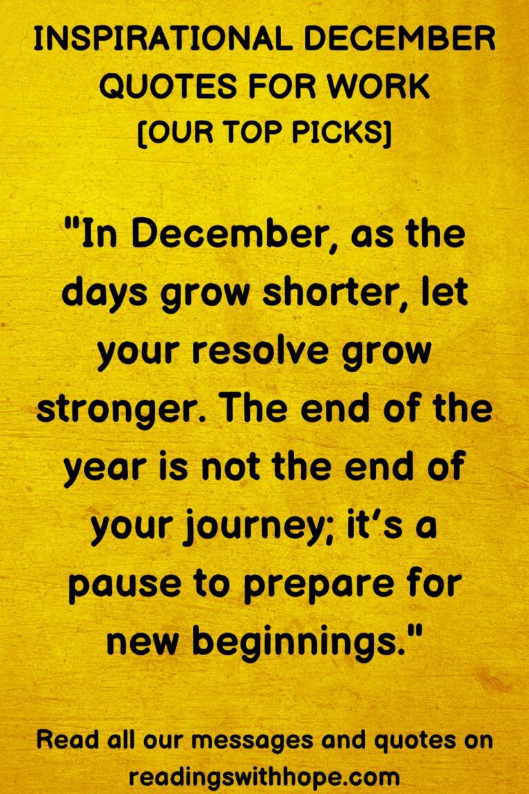 80 Inspirational December Quotes (Short, Funny, For Work and For Kids)