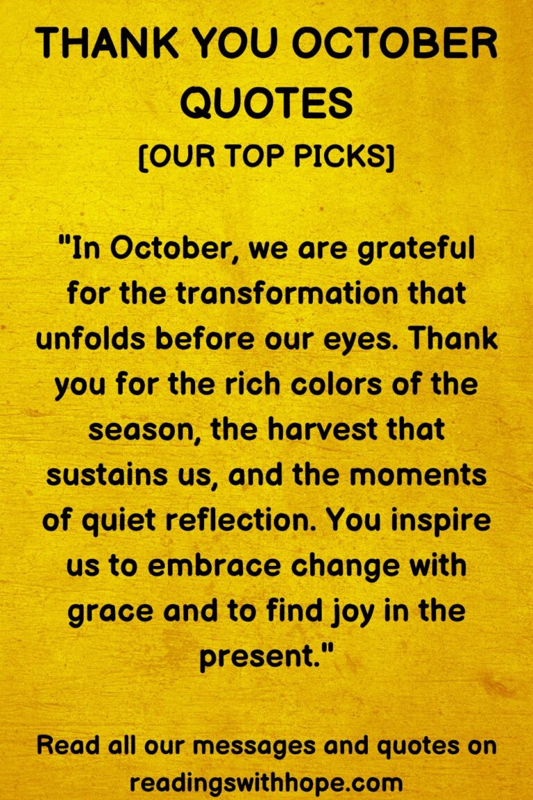 60 Goodbye October Quotes To Convey Thanks On the Last Day of the Month