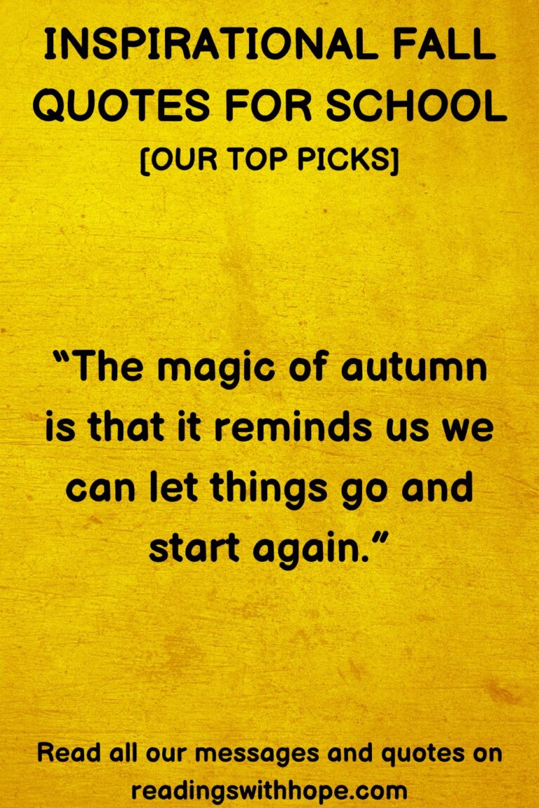 60 Fall Quotes For School