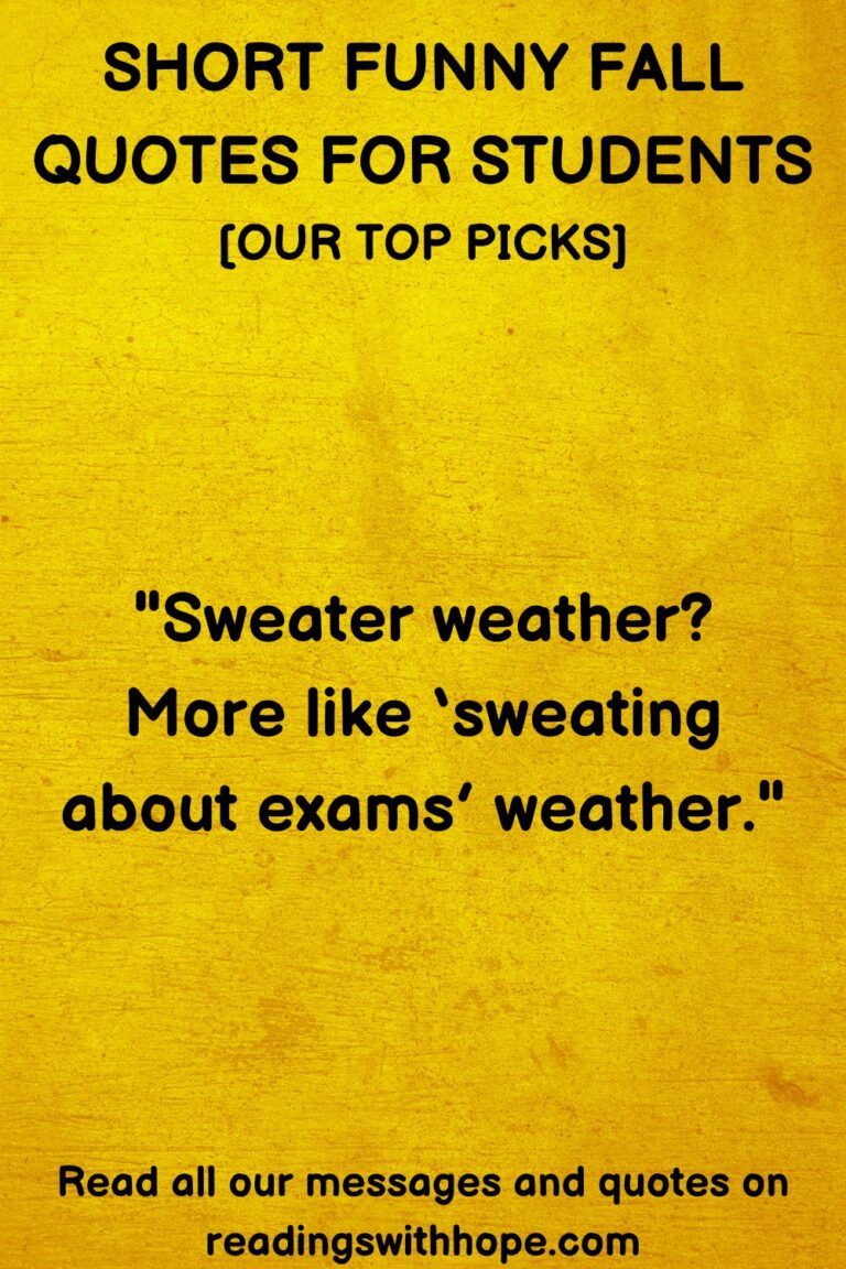 50 Fall Quotes For Students (Includes Inspirational and Funny Quotes)