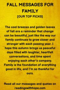 60 Fall Quotes, Messages and Sayings For Friends and Family
