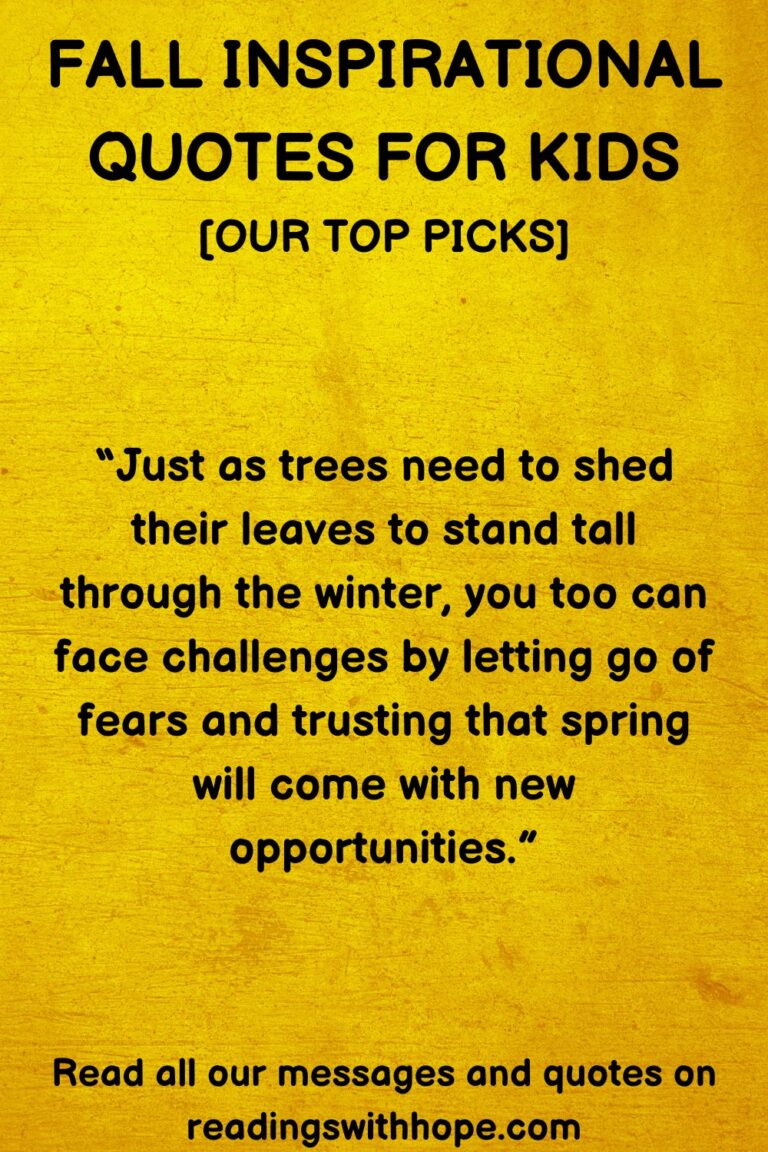 75 Fall Quotes For Kids