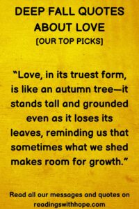 90 Fall Quotes About Love
