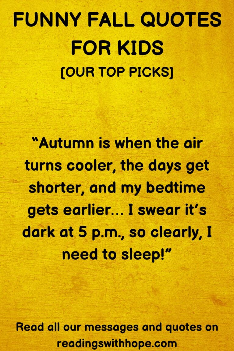 75 Fall Quotes For Kids