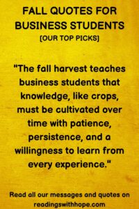 100 Fall Quotes For Business Owners, Leaders and Students
