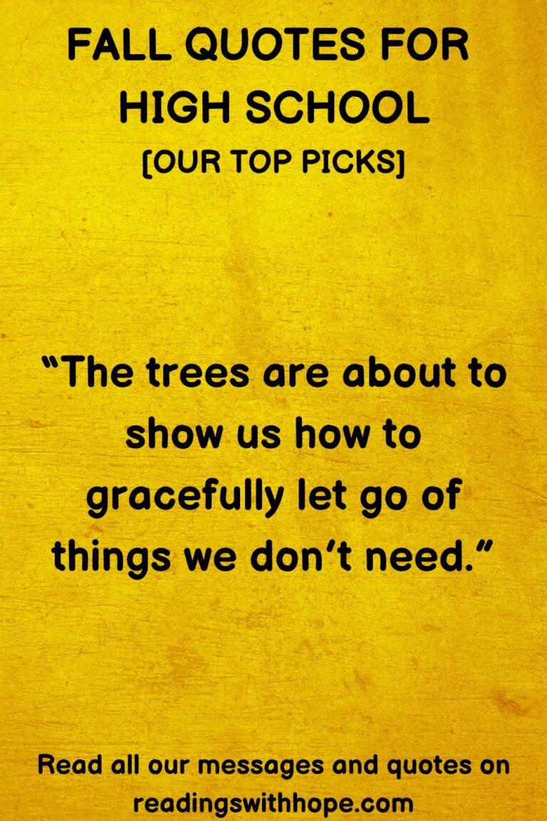 60 Fall Quotes For School