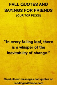 60 Fall Quotes, Messages and Sayings For Friends and Family