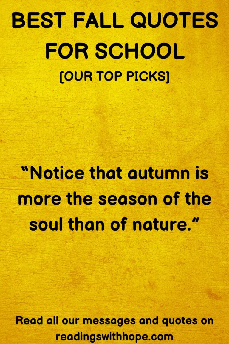 60 Fall Quotes For School
