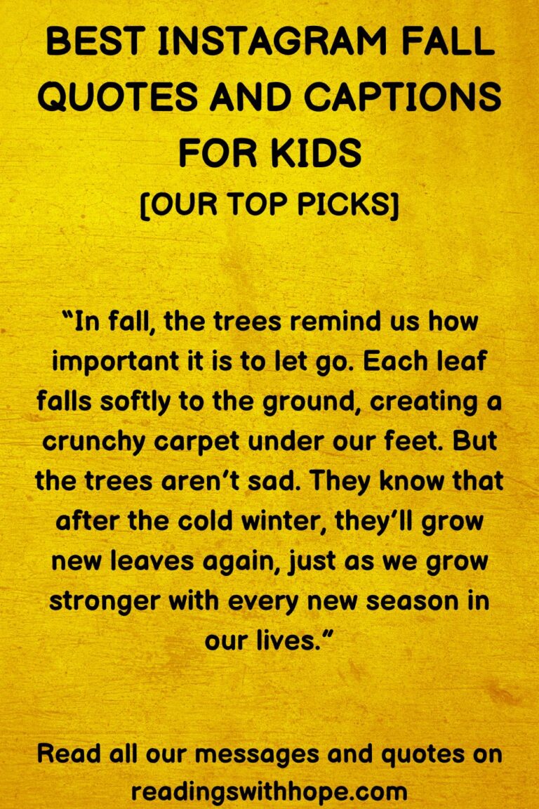 75 Fall Quotes For Kids