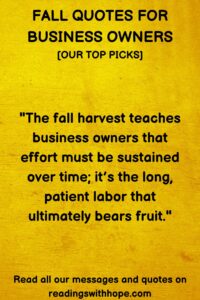 100 Fall Quotes For Business Owners, Leaders and Students