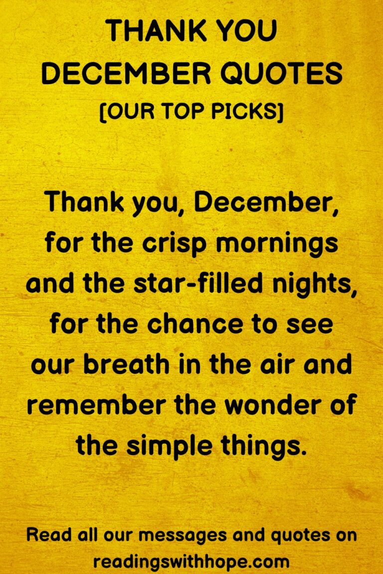60 Goodbye December Quotes To Convey Thanks On the Last Day of the Month