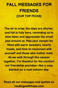 60 Fall Quotes, Messages and Sayings For Friends and Family
