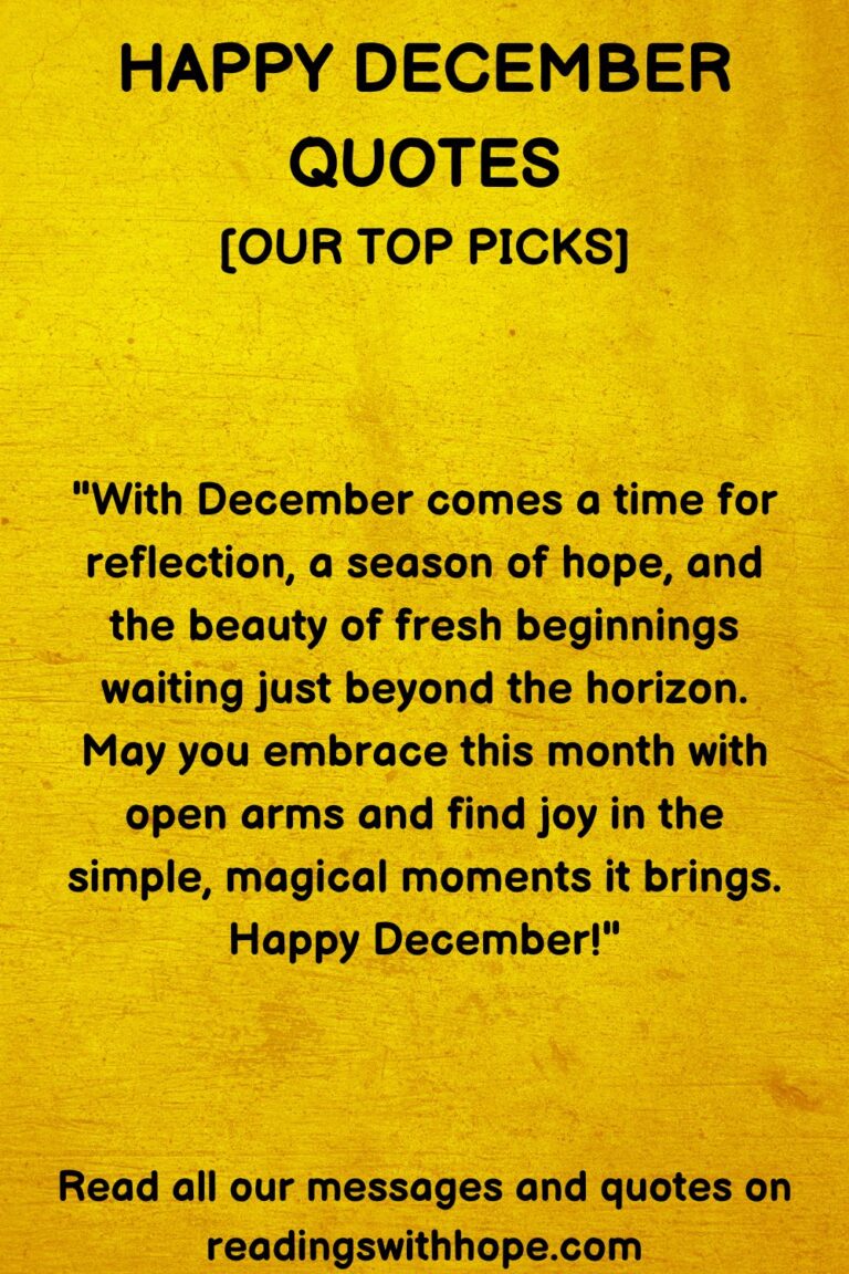60 Hello December Quotes To Welcome The New Month
