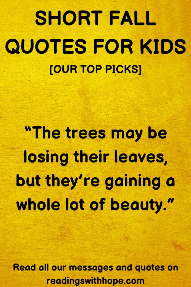 75 Fall Quotes For Kids