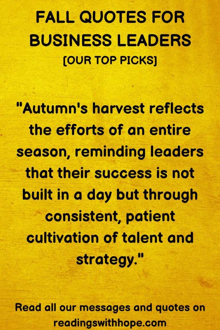 100 Fall Quotes For Business Owners, Leaders and Students
