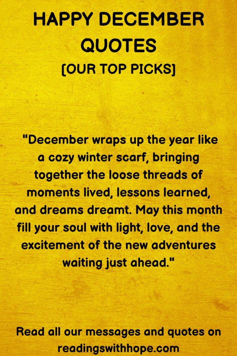 60 Hello December Quotes To Welcome The New Month