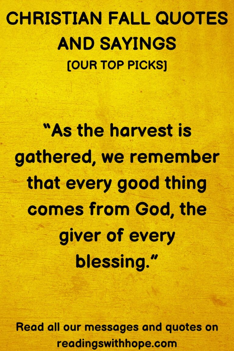 30 Christian Spiritual Fall Quotes and Sayings