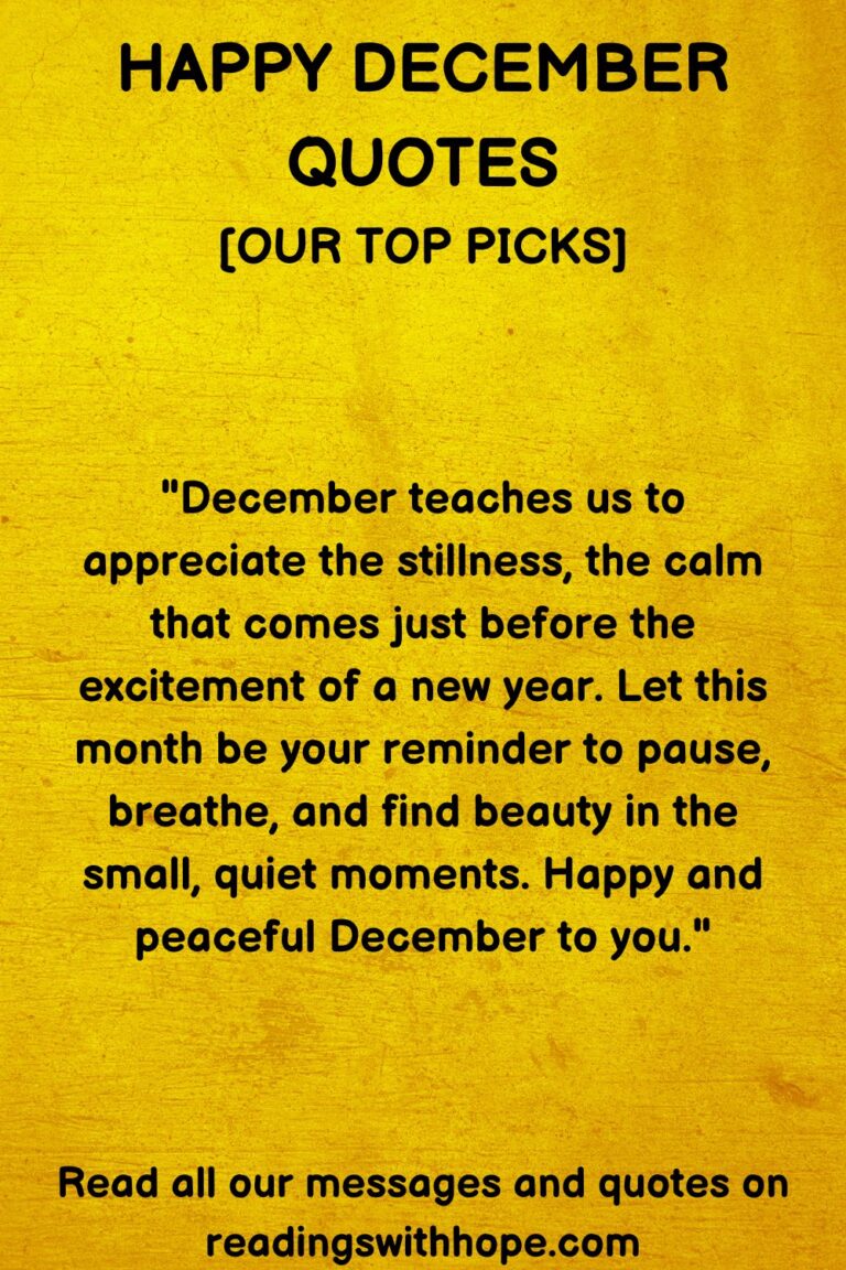 60 Hello December Quotes To Welcome The New Month