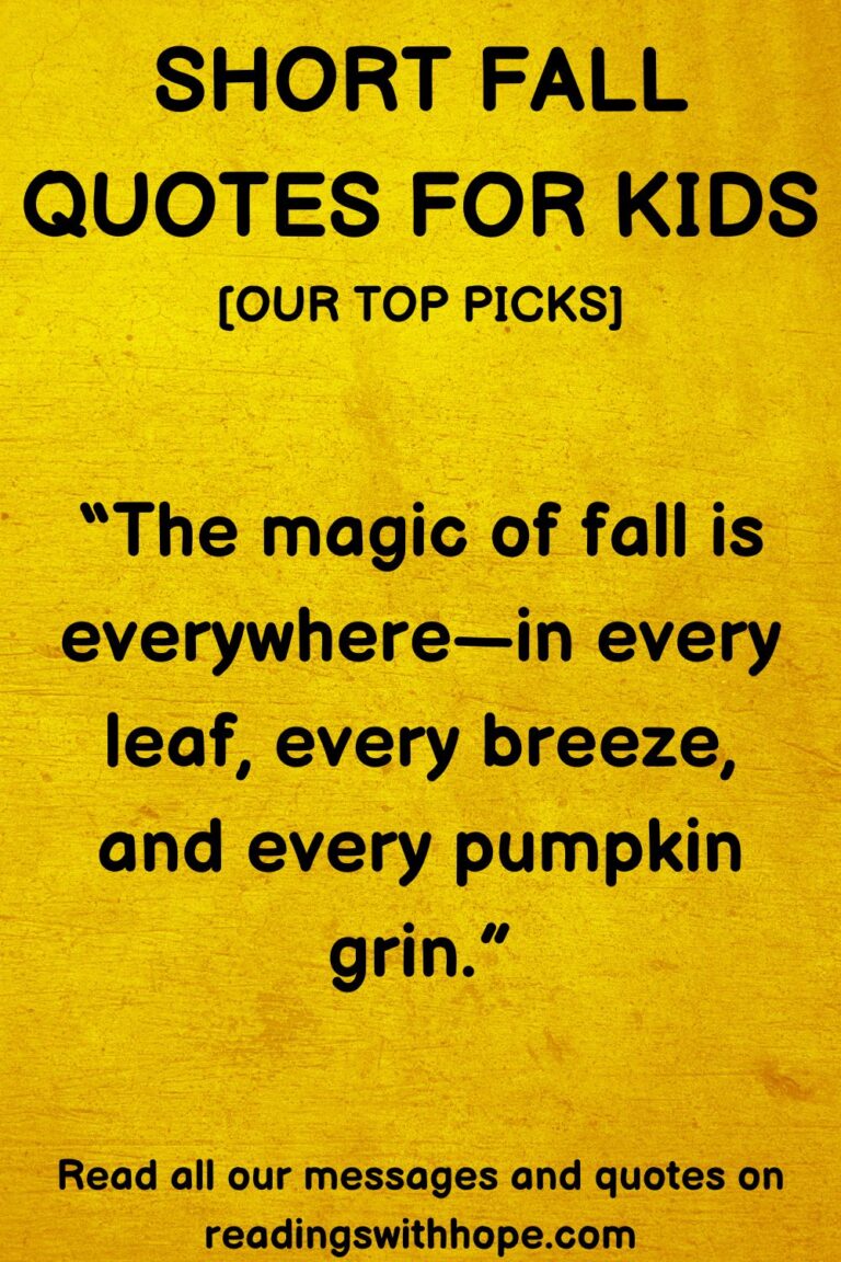 75 Fall Quotes For Kids