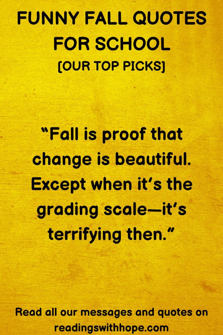 60 Fall Quotes For School