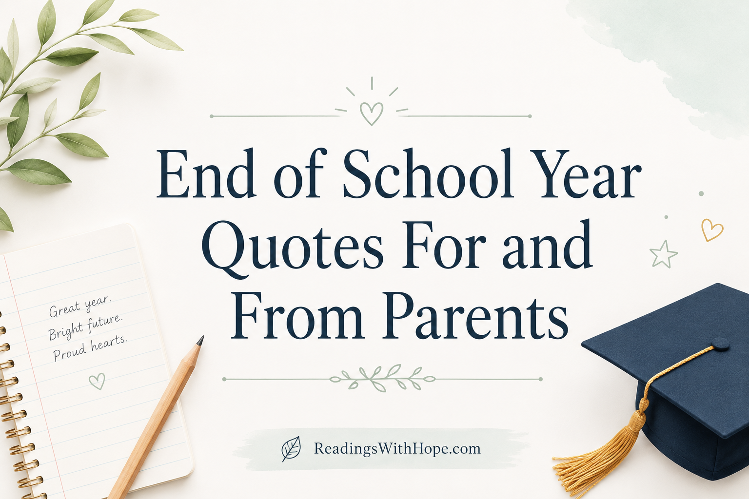 End of School Year Quotes For and From Parents